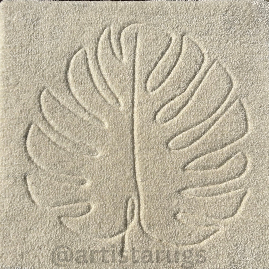 Stencil Leaf Rug by Artista Rugs $20/sqft