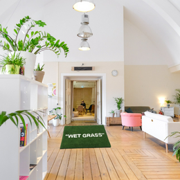 Wet Grass Rug by Artista Rugs