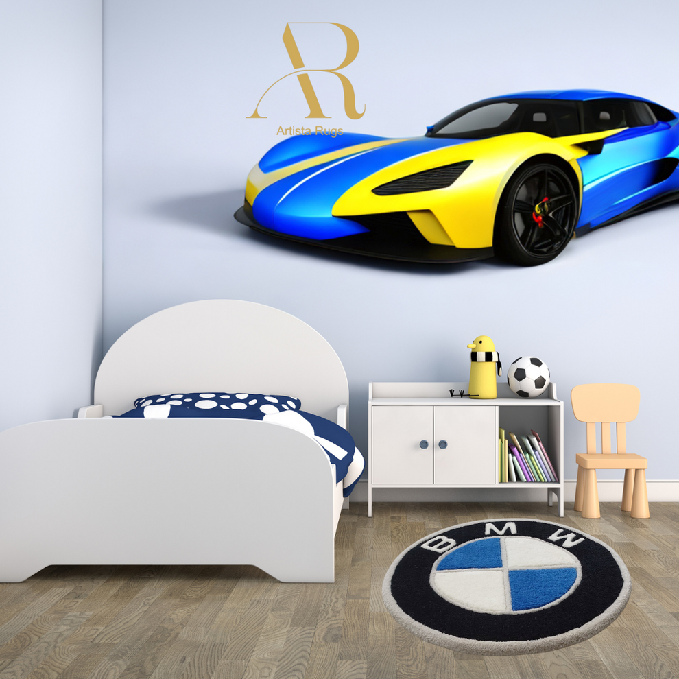 BMW Logo Inspired Rug by Artista Rugs