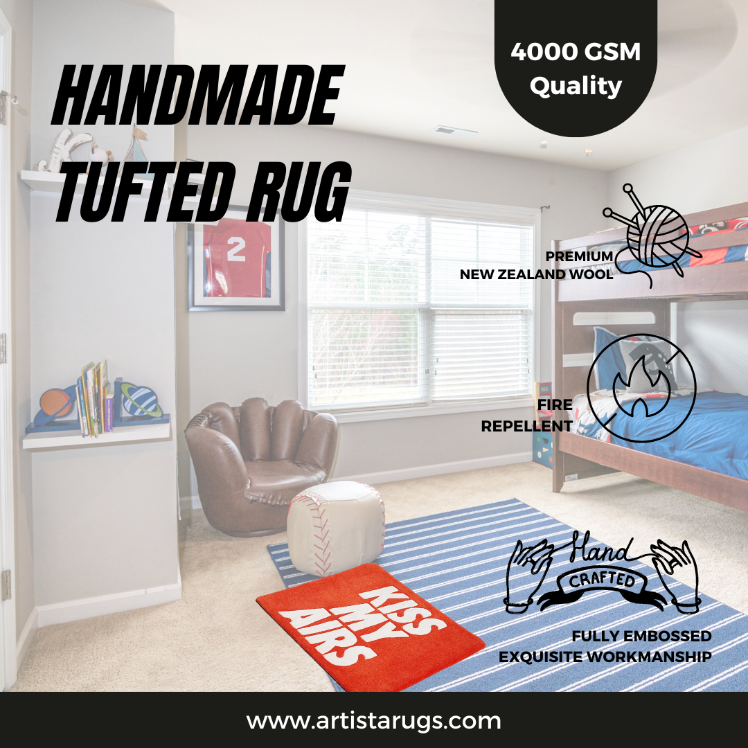 Kiss My Airs Rug by Artista Rugs