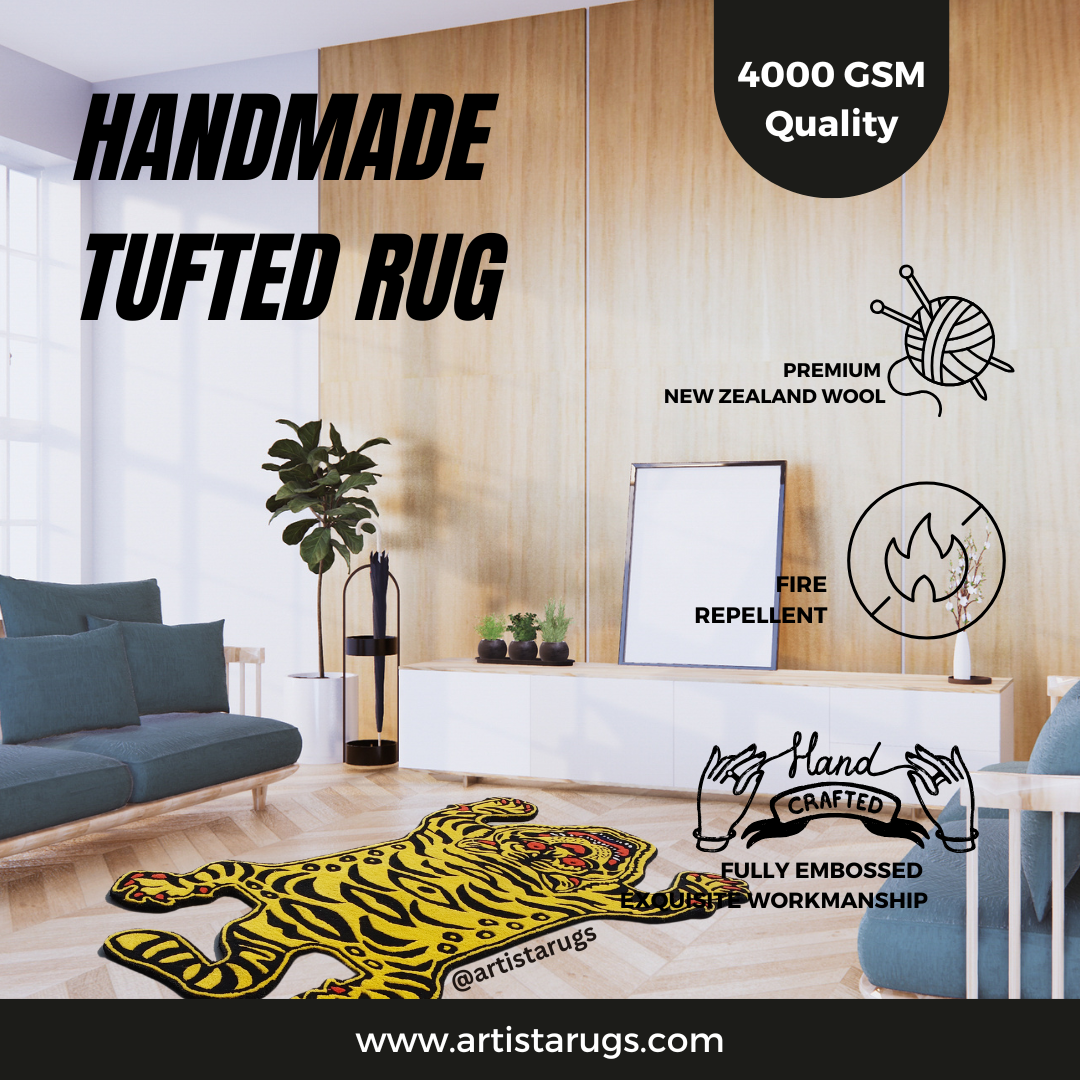 Tiger Rug by Artista Rugs